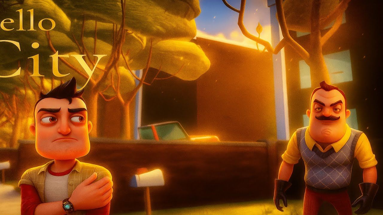 СОСЕД ОТСТОРИЛ ДОМ В ЛЕСУ!!!Турбо печка!!Hello Mod Kit ПРОХОЖДЕНИЕ! (1)