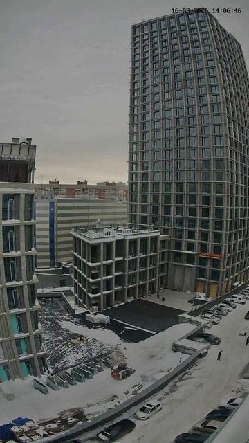 Таймлапс строительства GAGARIN CITY (Гагарин Сити) Новосибирск март 2026