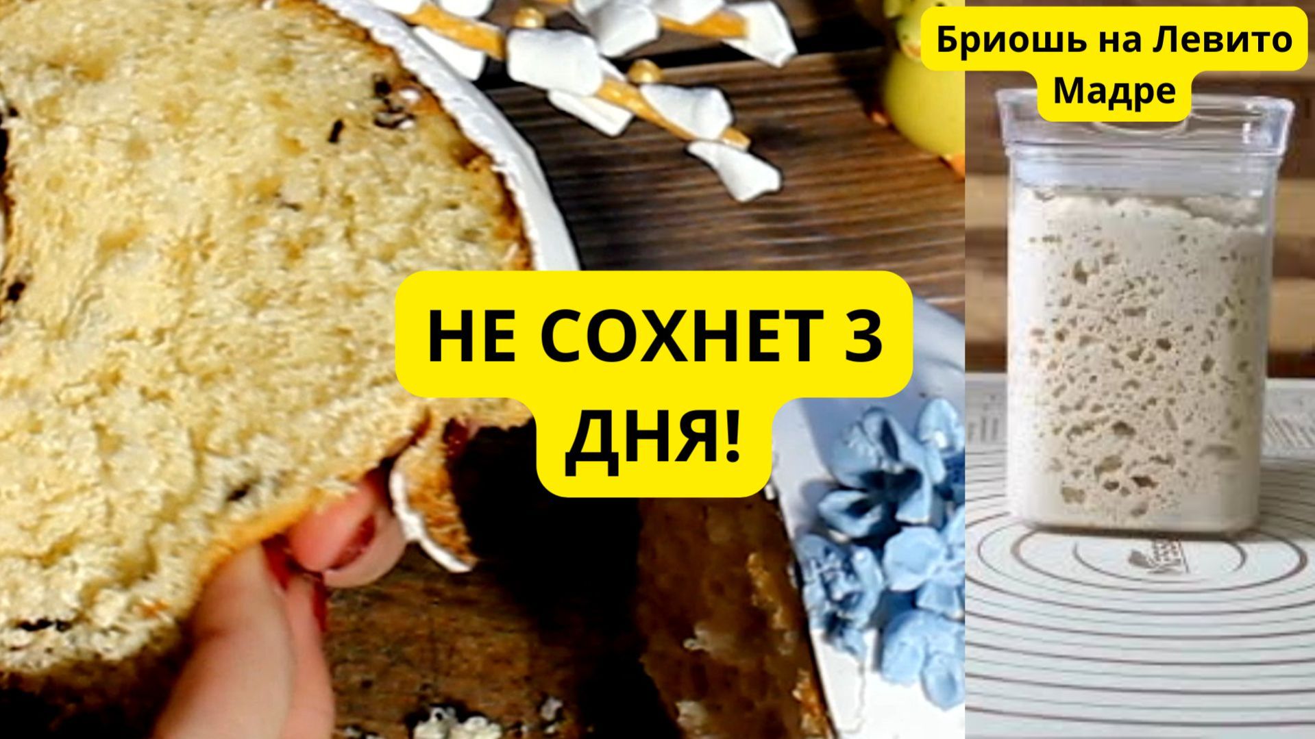 А вы верили, что кулич может не сохнуть 3 дня без упаковки?» — Мой эксперимент с Левито Мадре