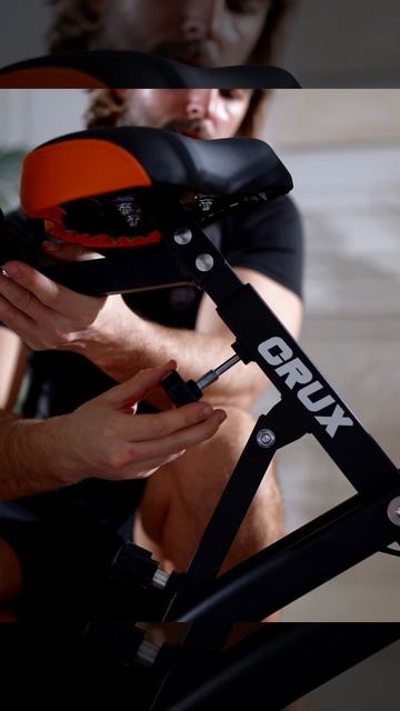 Велотренажер Asterace Crux — компактный X-байк с эспандерами для дома