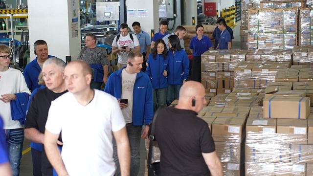 Дилеры UNIHOPPER на фабрике