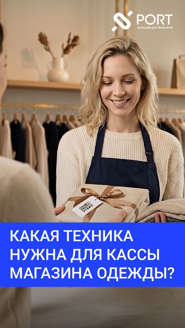 Что из техники нужно для открытия магазина одежды?
