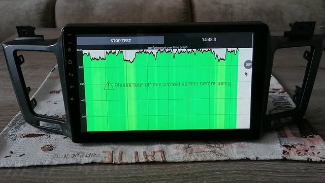 Тест температуры процессора магнитолы на Mediatek MTK8667