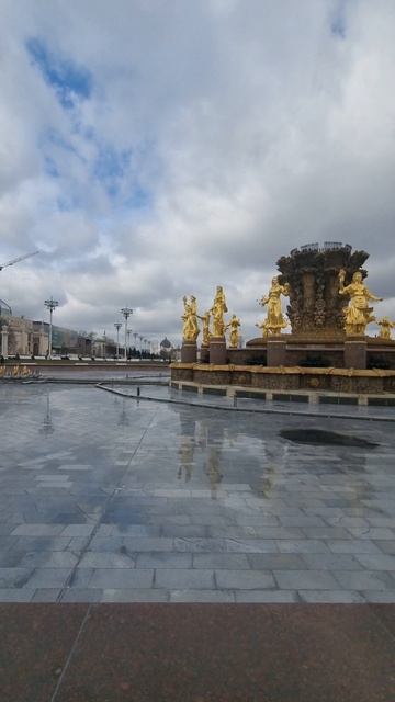 Фонтан Дружба народов на ВДНХ готовят к запуску