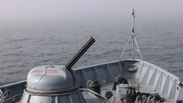 Тральная группа провела комплексное учение в акватории Балтийского моря