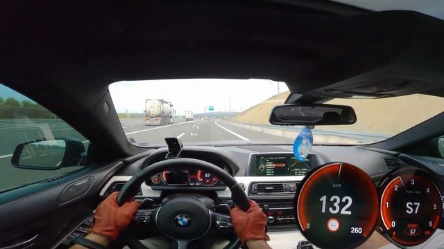 BMW 6.40 d 2013 года, разгон до 100 км/ч — тест-драйв от первого лица I 4K