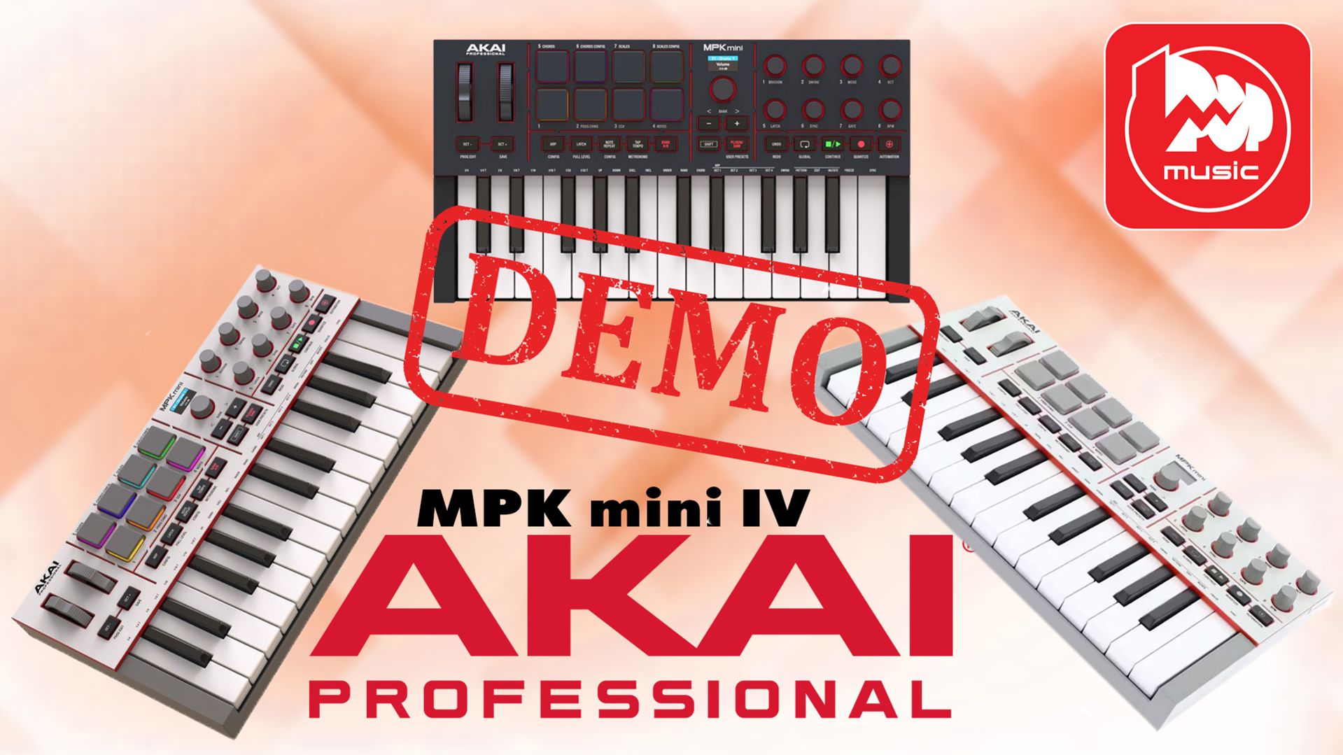 MIDI-клавиатура AKAI MPK Mini IV - демонстрация звучания