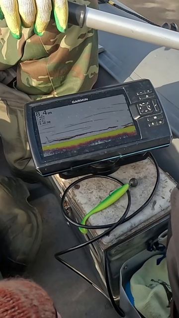 Ловля судака сплавом с Гармином