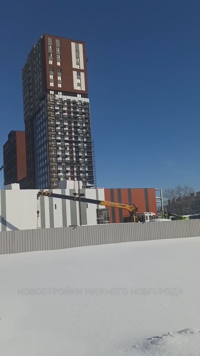 Строительство нежилого здания. ГК "ННДК" // Канавинский р-н, Мещерка, ул. С. Акимова // Февраль 2026