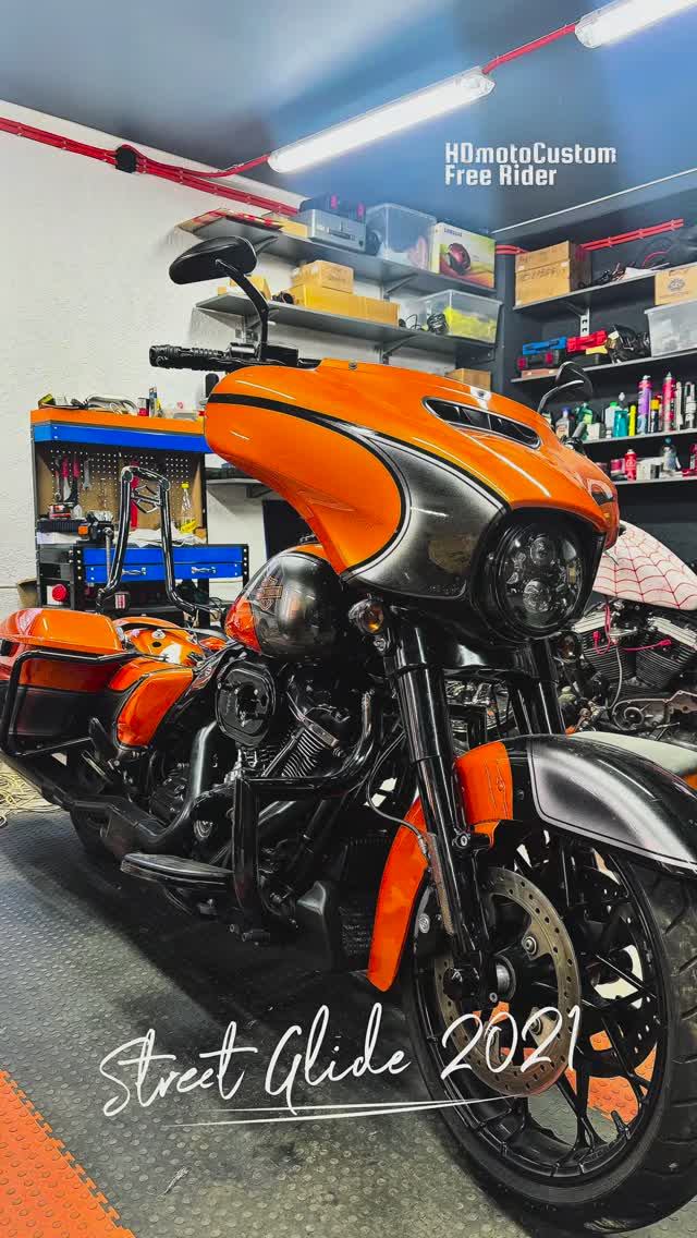 Новый руль на почти готовый Street Glide 2021