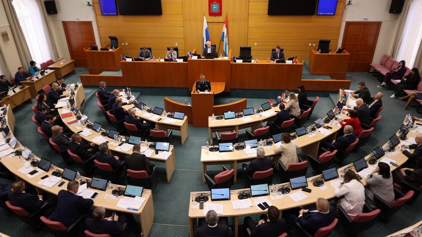 Ежегодный доклад  о работе полиции представлен  депутатам регионального парламента