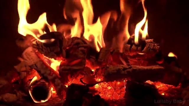 КАМИН, РАССЛАБЛЯЮЩЕЕ ВИДЕО. ЗВУК ГОРЯЩИХ ДРОВ. РЕЛАКС И МЕДИТАЦИЯ ПЕРЕД СНОМ