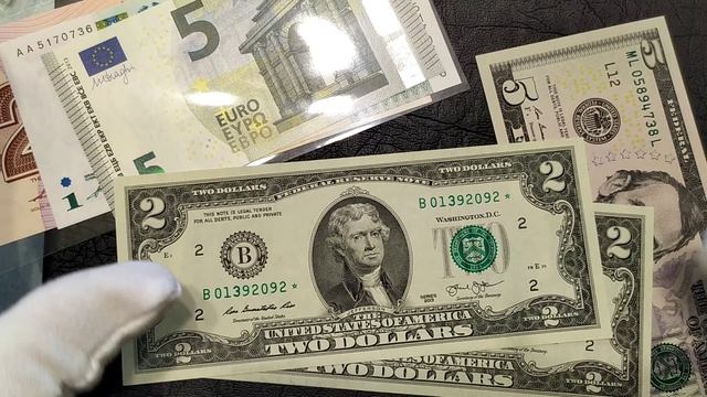 Распаковка банкнот для моей коллекции с аукциона Мешок