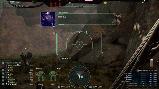 Вторая миссия DLC Ghost Bear - Flash Storm в MechWarrior 5 - Clans, 2026-04-06