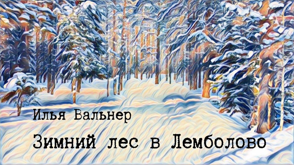 ЛЕМБОЛОВО. ЗИМНИЙ ЛЕС С КВАДРОКОПТЕРА.