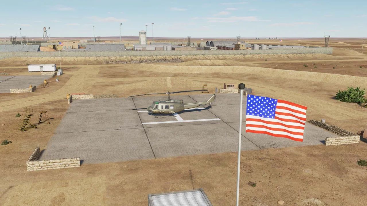 DCS: Syria Map - Al-Tanf. UH-1H