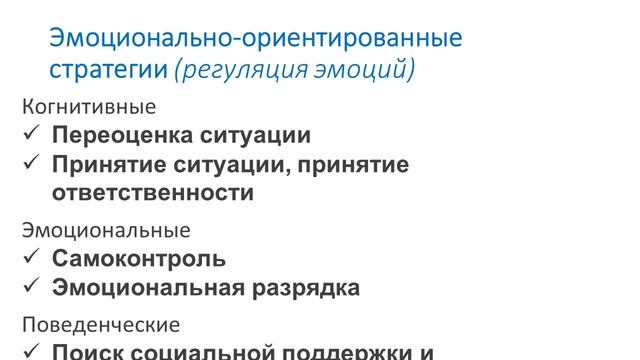 Способы совладания со стрессом