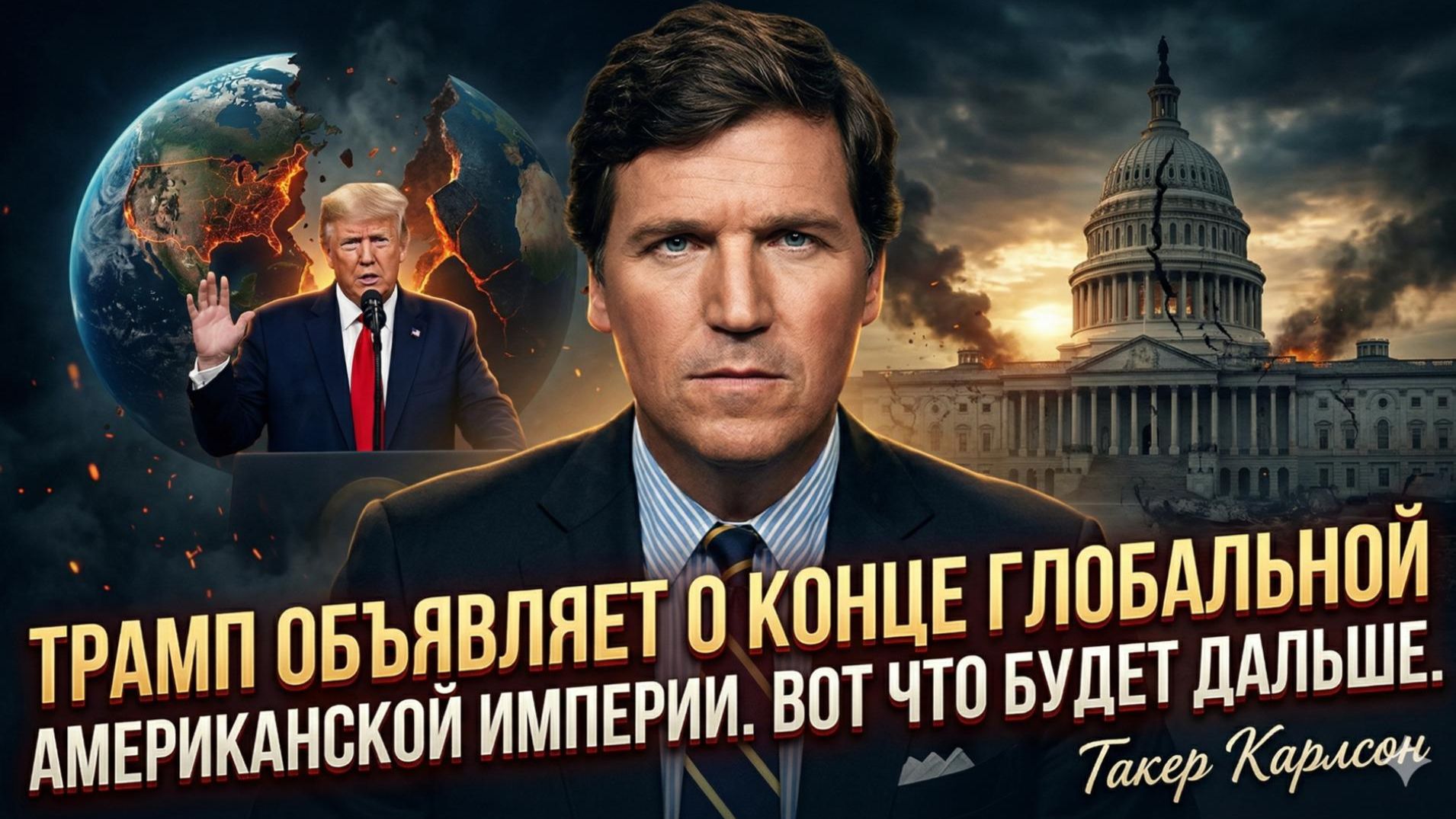 💥Такер Карлсон | Трамп объявил о смерти американской империи - что дальше?