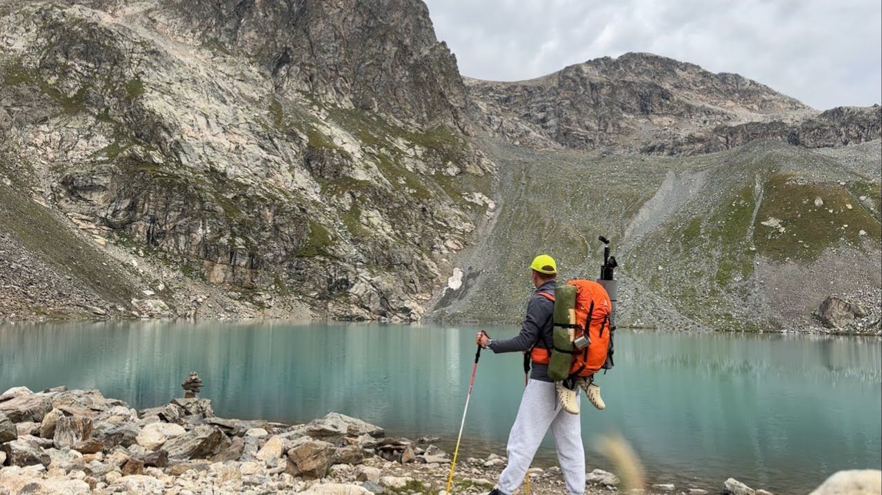 Мой Поход к Горному Озеру и Купание в нём на высоте 2840 метров | первый опыт в горах