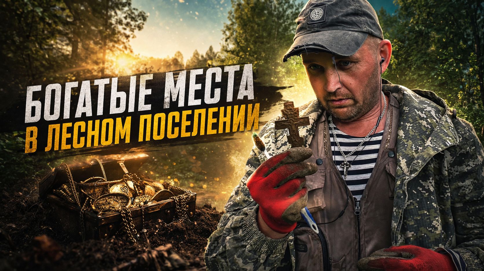 Нашли богатые места в лесу — старое поселение дало находки