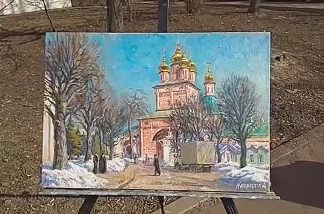 570. Свято-Троицкая Сергиева Лавра 35х50, х.м., 2026