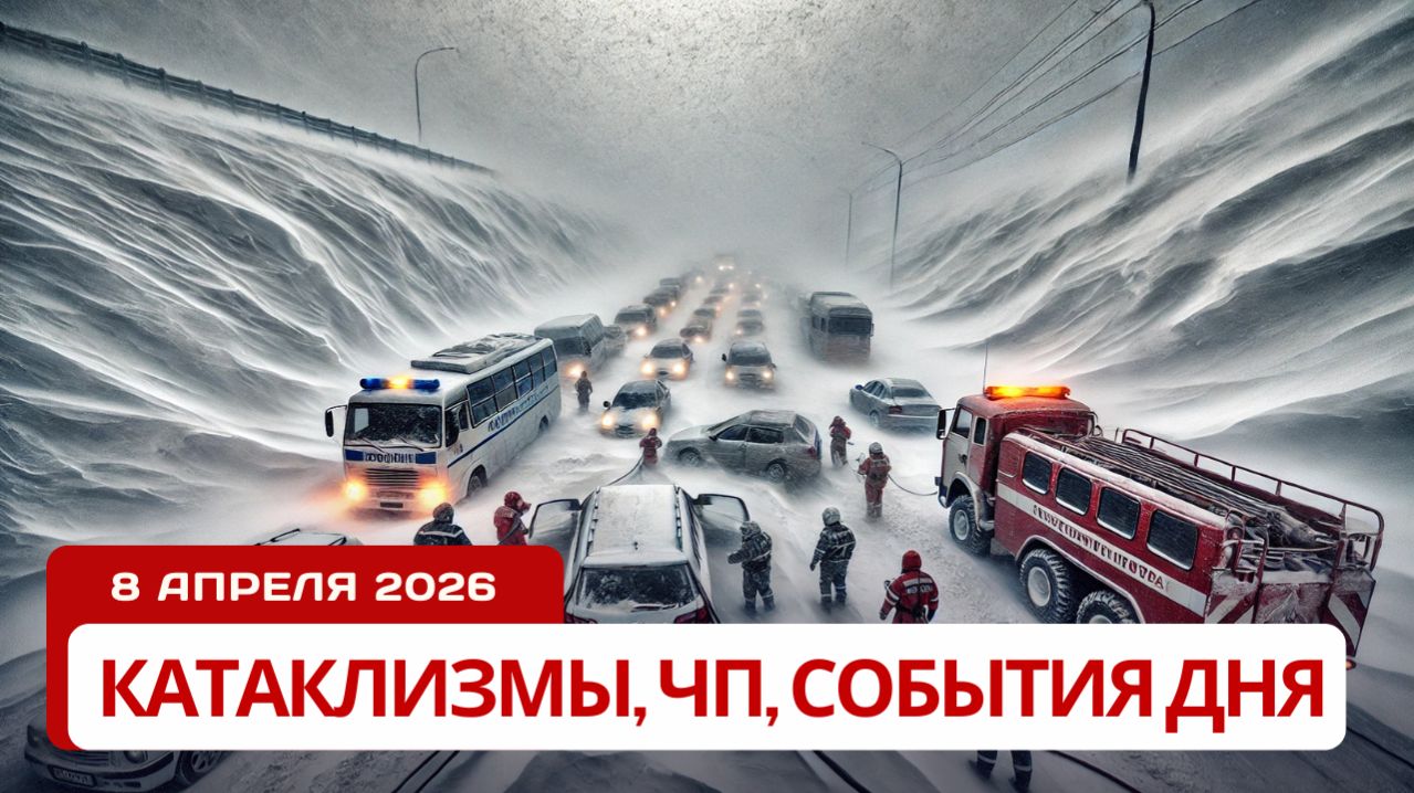Новости Сегодня 08.04.2026 - Катаклизмы сегодня, ЧП, События дня | Россия США Китай Европа Индия