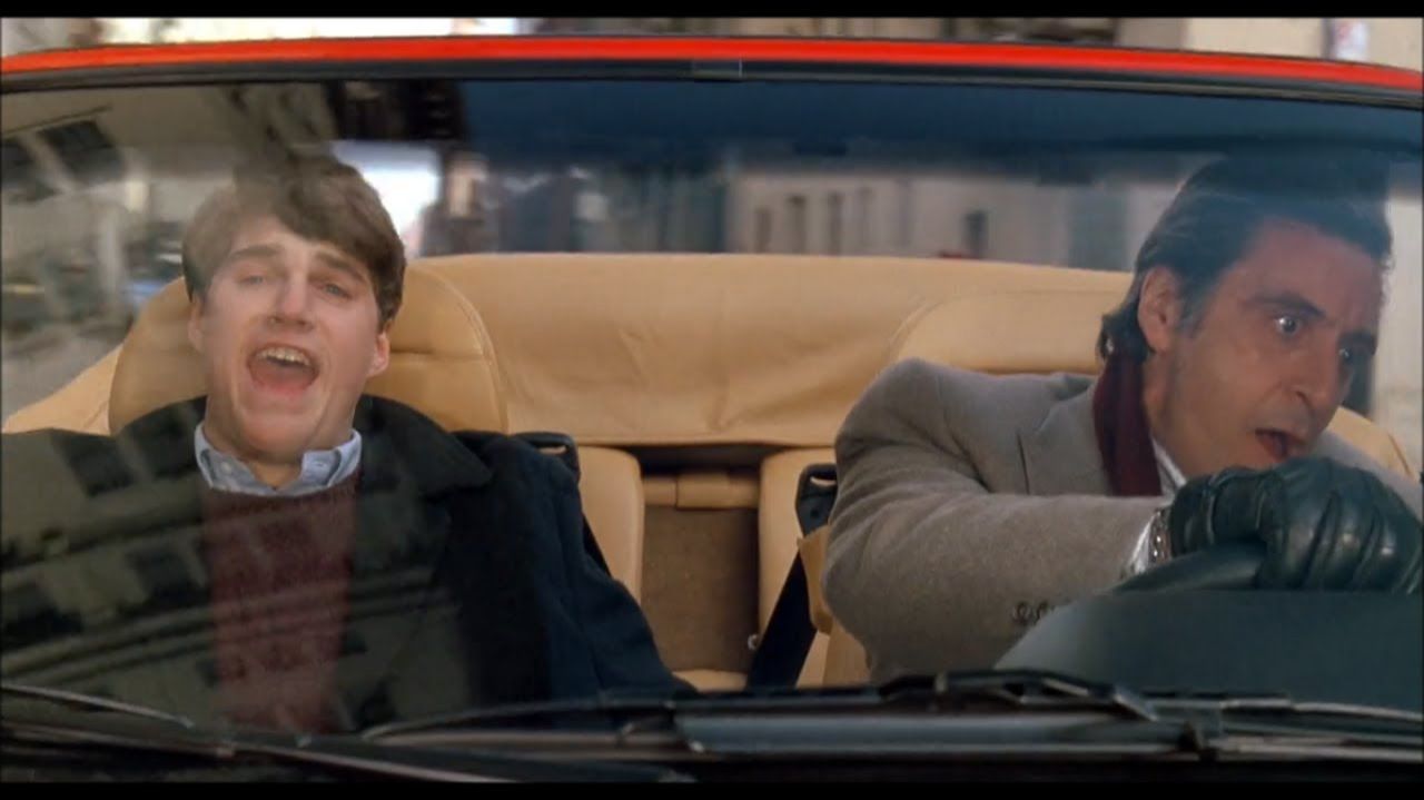 Слепой Фрэнк Слэйд гоняет на Феррари  Отрывок мз фильма Запах Женщины 1992