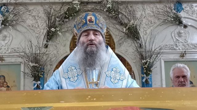 Проповедь владыки Гурия на Благовещение Пресвятой Богородицы