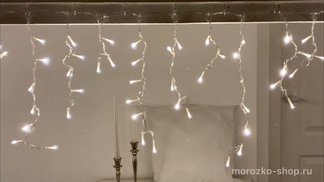 Светодиодная бахрома Качественное освещение (Quality Light) 4.9*0.5 м, PIL240-10-2WW