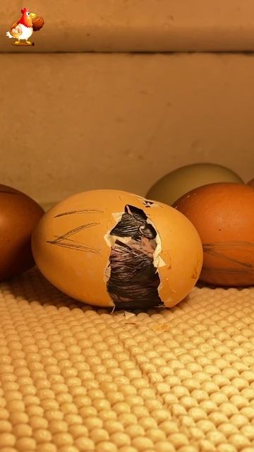 Рождение цыпленка за 1 минуту в инкубаторе вар.6