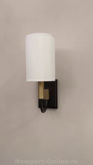 Бра NEWPORT 35201/A black+brass