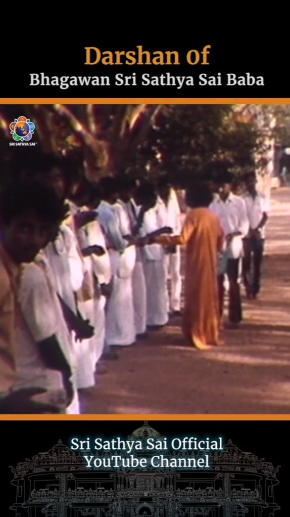 Божественный Даршан Шри Сатья Саи 🙏