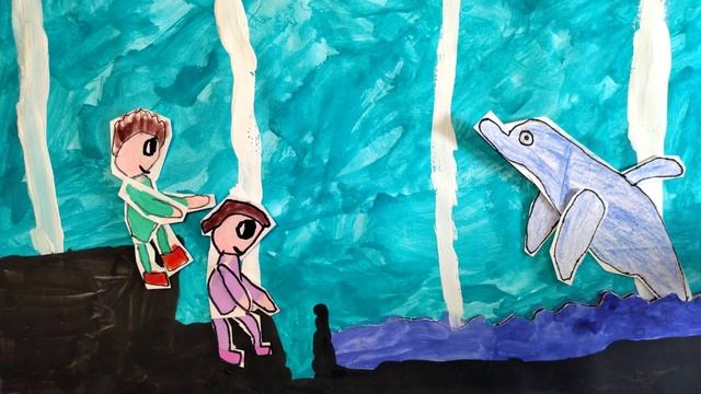 "Дельфин Вася". Мультфильм из цикла "Обитатели Приморского океанариума"