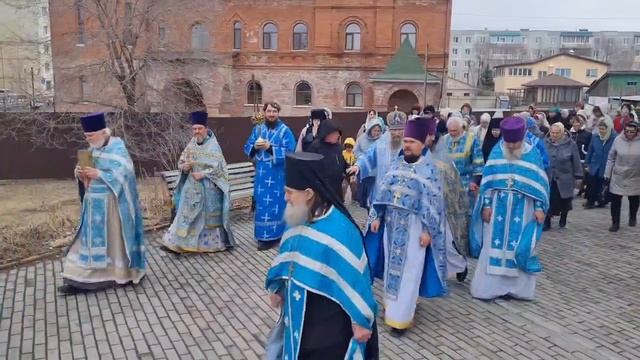 Крестный ход на Благовещение Пресвятой Богородицы
