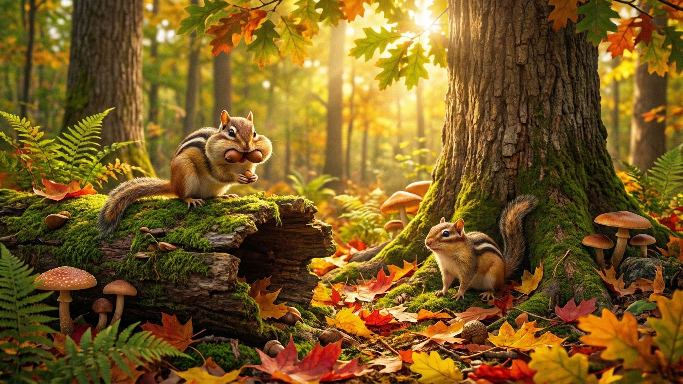 Забавные и харизматичные бурундуки!