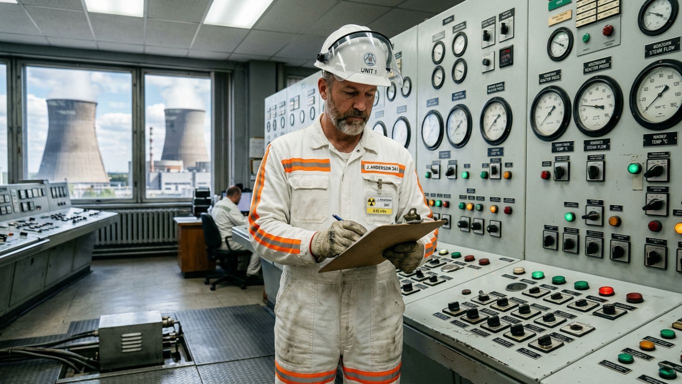 Работник на атомной электро станции!!! Oakridge Nuclear Power Station