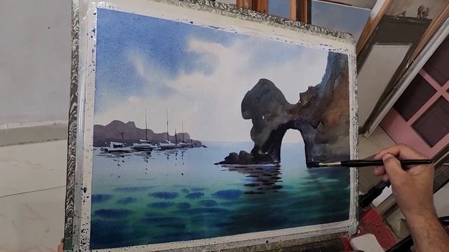 Watercolor_Seascape_Painting