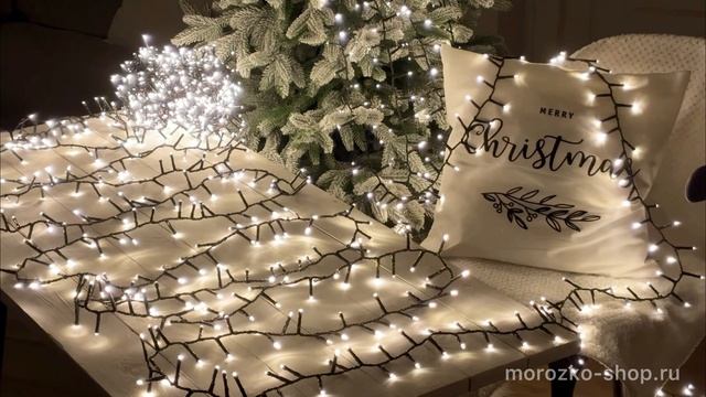 Светодиодная гирлянда Koopman Snake Comfort Basic 30 м, 1500 теплых белых LED ламп, AX8560160