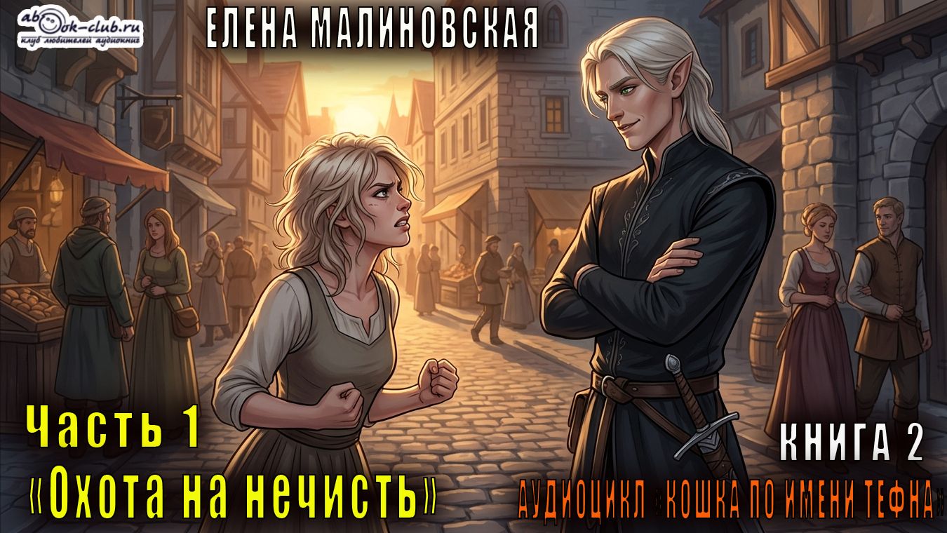 02.01 Елена Малиновская "Кошка по имени Тефна" (книга 2) "Охота на нечисть" (часть 1)