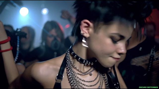 ИИ арт 8-4 - Анабель, ведьма-панк, и её роботы