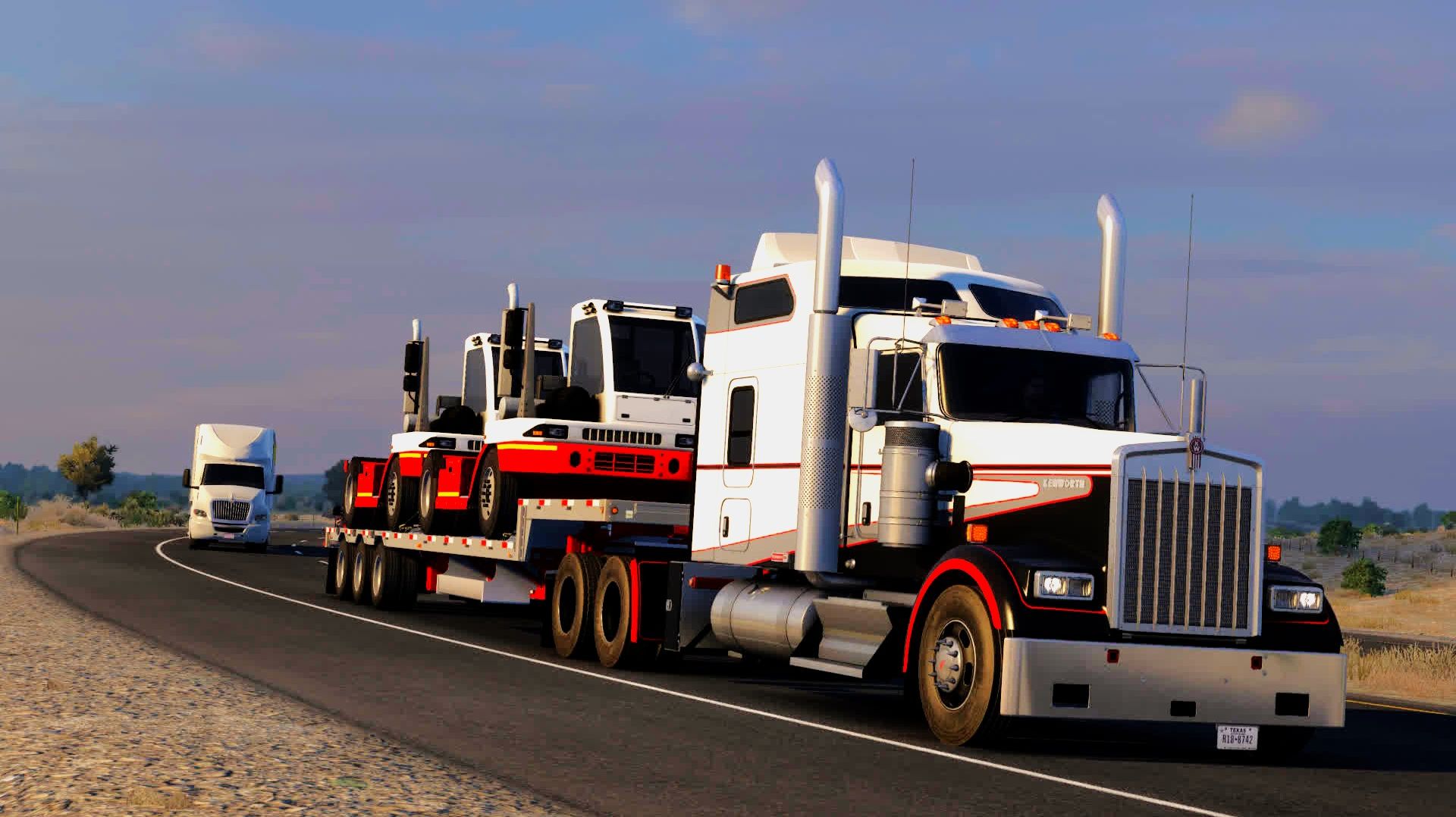 615 / ATS 1.58 / Kenworth W900 / С грузом на Запад.