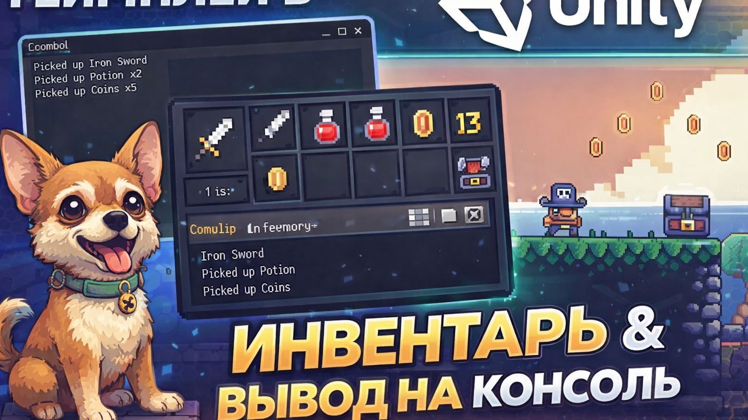инвентарь unity модель вывод на консоль чиваува [get.gt]
