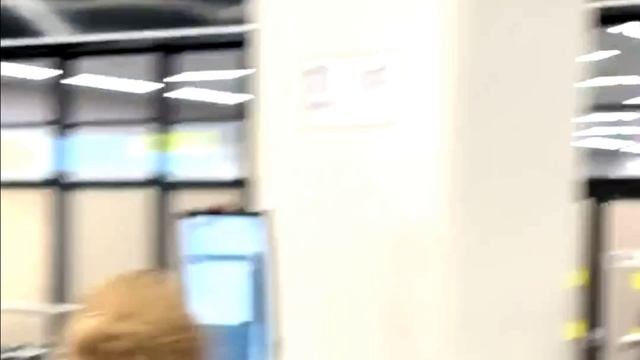 В аэропорту людей встречает робот человек и робот пес