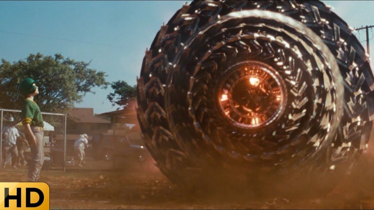 Инопланетное колесо атакует людей. Морской бой