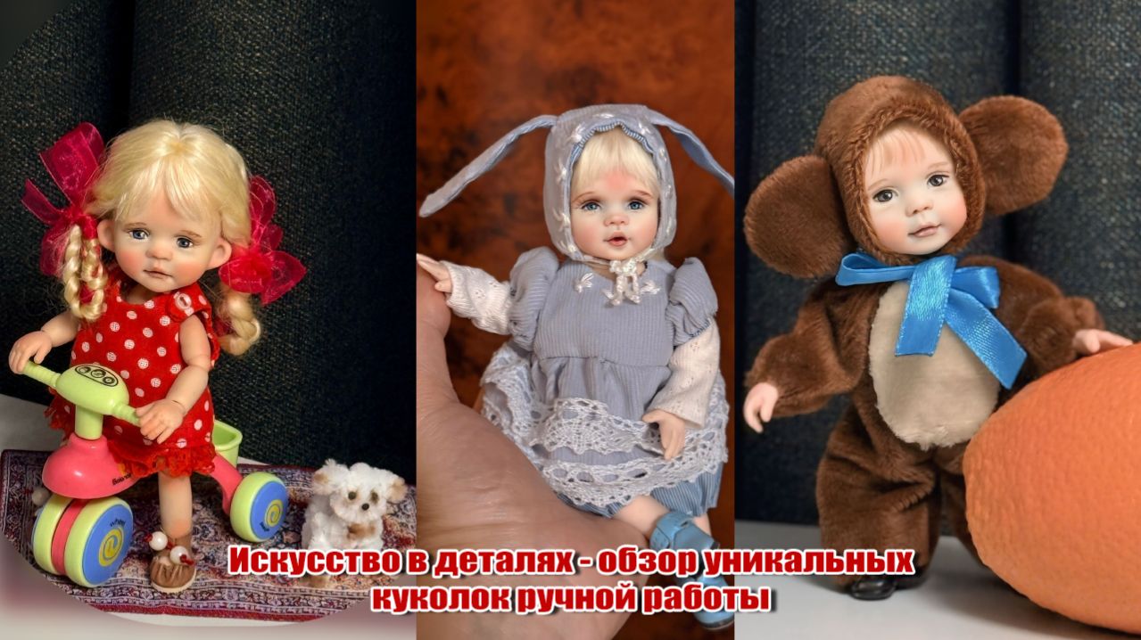 🪡Искусство в деталях🧵 обзор уникальных куколок ручной работы😍