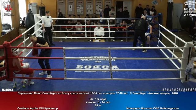 112 63 кг Семёнов Артём СШ Краснос.р. Молодцов Ярослав СФБ Байконурская