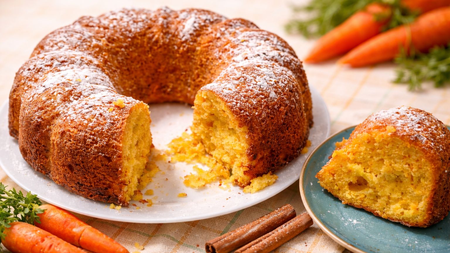 Морковная баба как пасхальный кулич — воздушная, ароматная и яркая