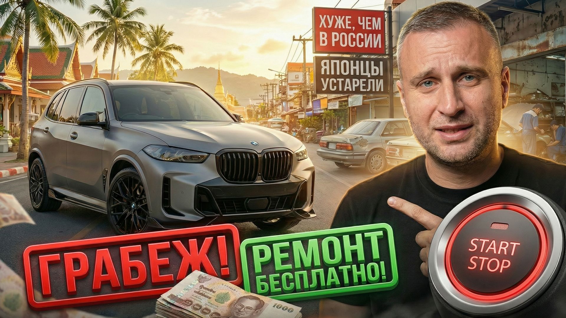 Русские в Таиланде: на чем мы ездим на самом деле? Ремонт БЕСПЛАТНО: обслуживание машин на Пхукете!