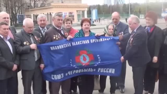 Поездка в Москву ликвидаторов из Иванова в связи с 30-летем катастрофы в Чернобыле. А.Соловьев