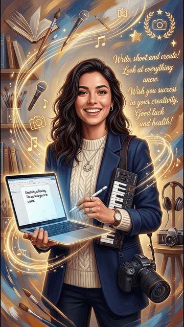 Пиши, снимай и создавай!